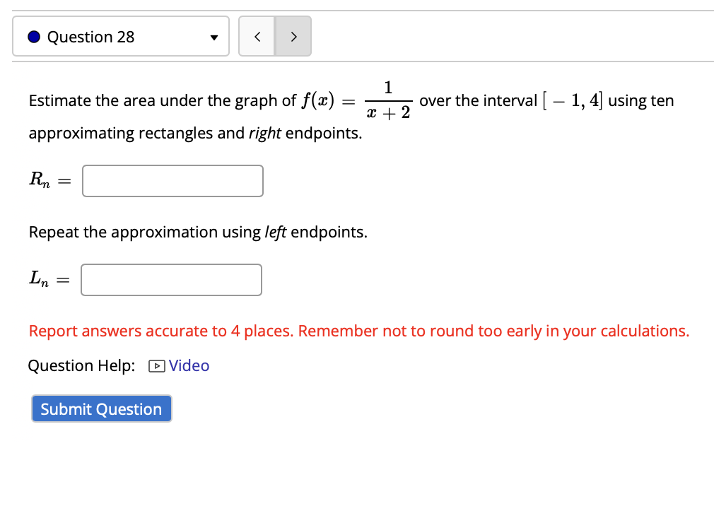 Solved Question 29 Estimate the area under the graph of | Chegg.com