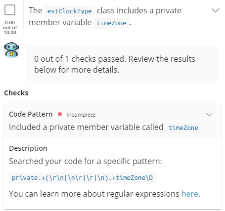 In Chapter 10, the class clockType was designed to | Chegg.com