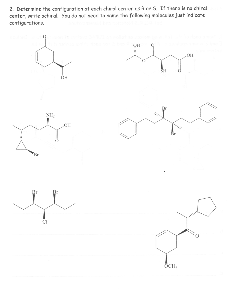 Solved Set #11 R, S Notation and Nomenclature 1. Name each | Chegg.com