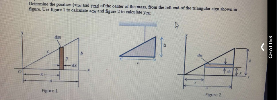 Solved Determine the position (xcM and yoa of the center of | Chegg.com