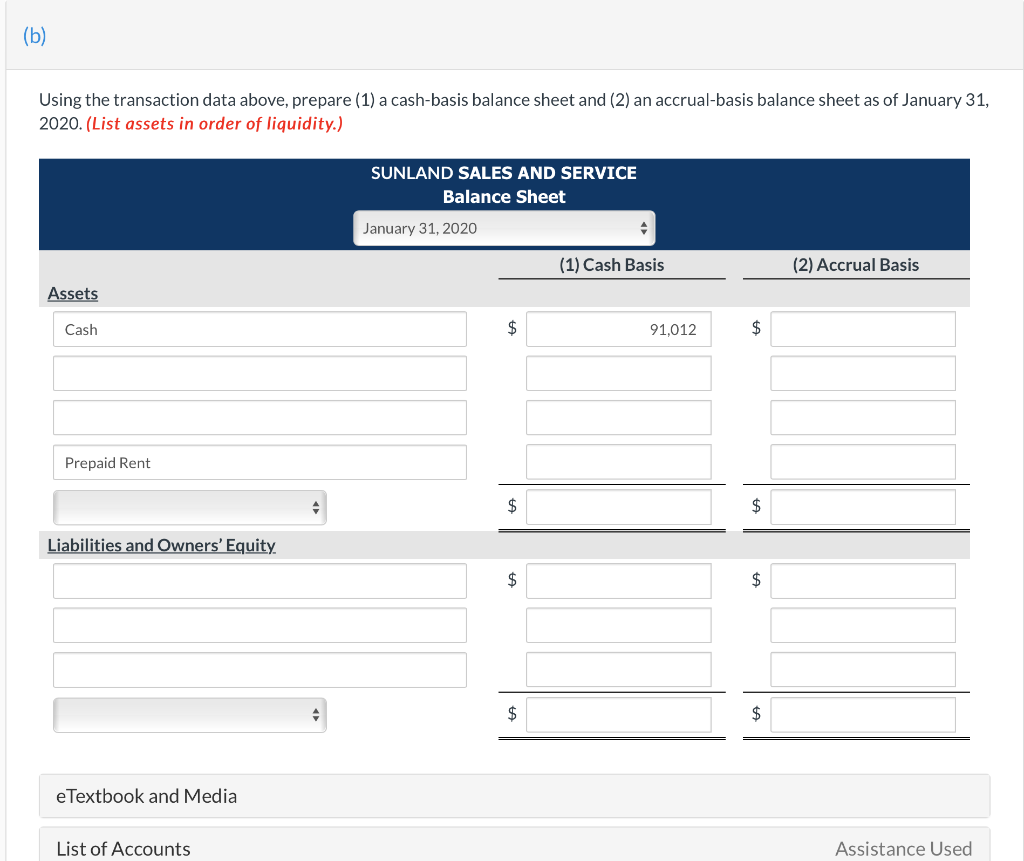 Solved (b) Using the transaction data above, prepare (1) a | Chegg.com