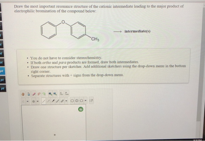 Solved Draw the most important resonance structure of the | Chegg.com