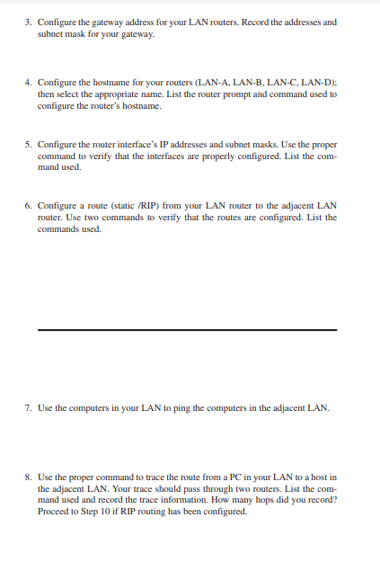 Solved LAB 9: STATIC AND RIP ROUTING NAME: Objective The | Chegg.com