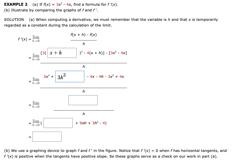 Solved EXAMPLE 2 (a) If f(x) = 3x - 4x, find a formula for | Chegg.com