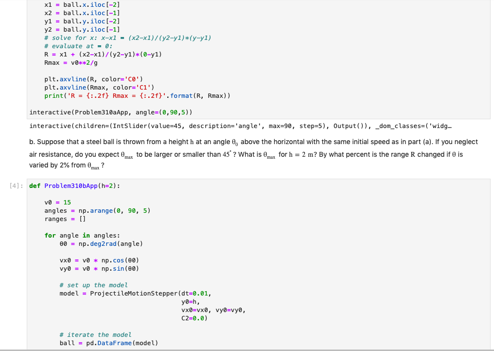 Use both Python code cells and Jupyter Markdown cells | Chegg.com