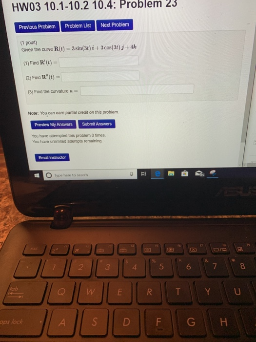 Solved HW03 10.1-10.2 10.4: Problem 23 Previous Problem | Chegg.com