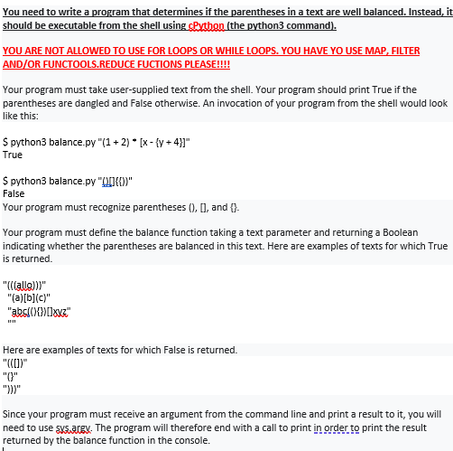 Solved You need to write a program that determines if the | Chegg.com
