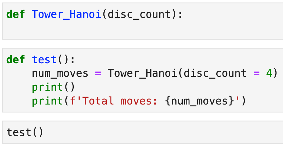 Solved In Python Have to define and invoke a recursive | Chegg.com