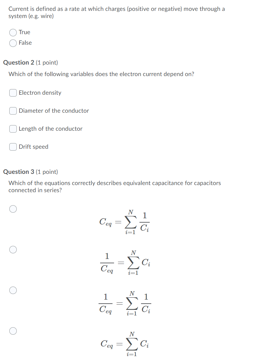 Solved Current is defined as a rate at which charges | Chegg.com