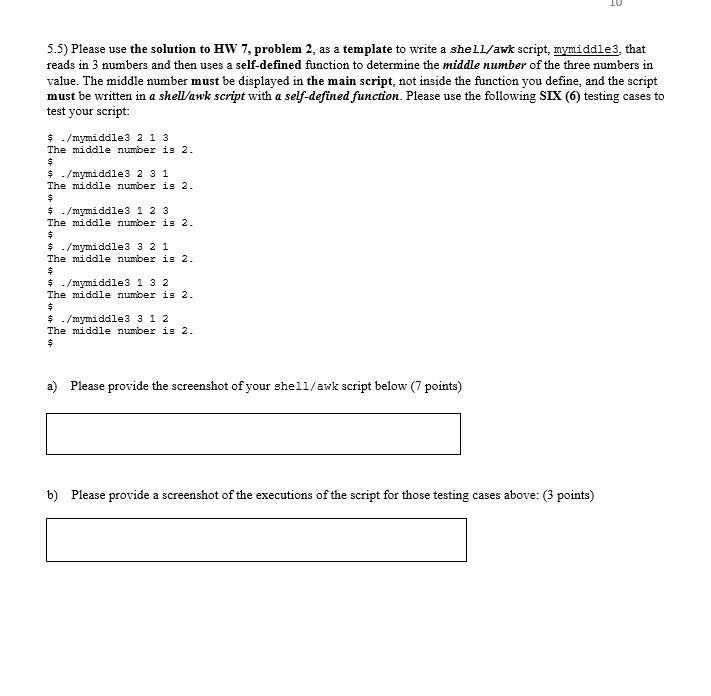 Solved 5.5) Please use the solution to HW 7, problem 2, as a | Chegg.com