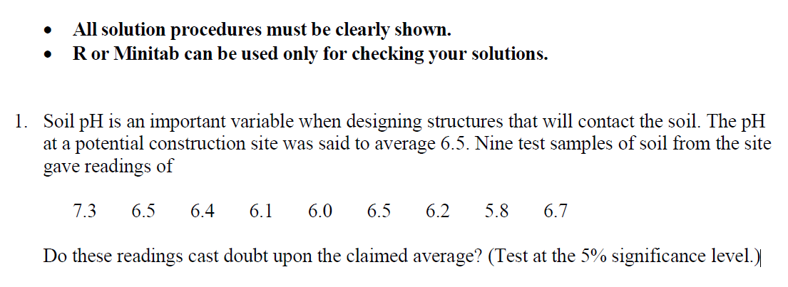 Solved All solution procedures must be clearly shown.R or | Chegg.com