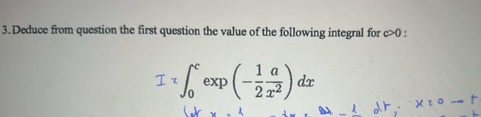 Solved 3.Deduce from question the first question the value | Chegg.com