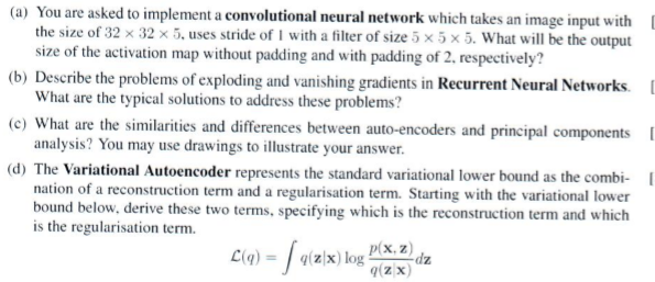 Solved (a) You are asked to implement a convolutional neural | Chegg.com