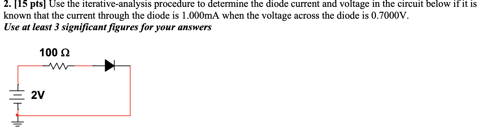 Solved 2. (15 pts] Use the iterative-analysis procedure to | Chegg.com