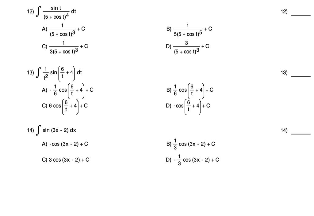 Solved Evaluate the integral. x csc24x dx 1) 1) S* A) - 1 x | Chegg.com