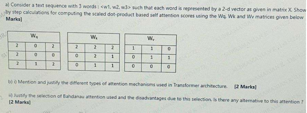 Solved a) ﻿Consider a text sequence with 3 ﻿words: such | Chegg.com