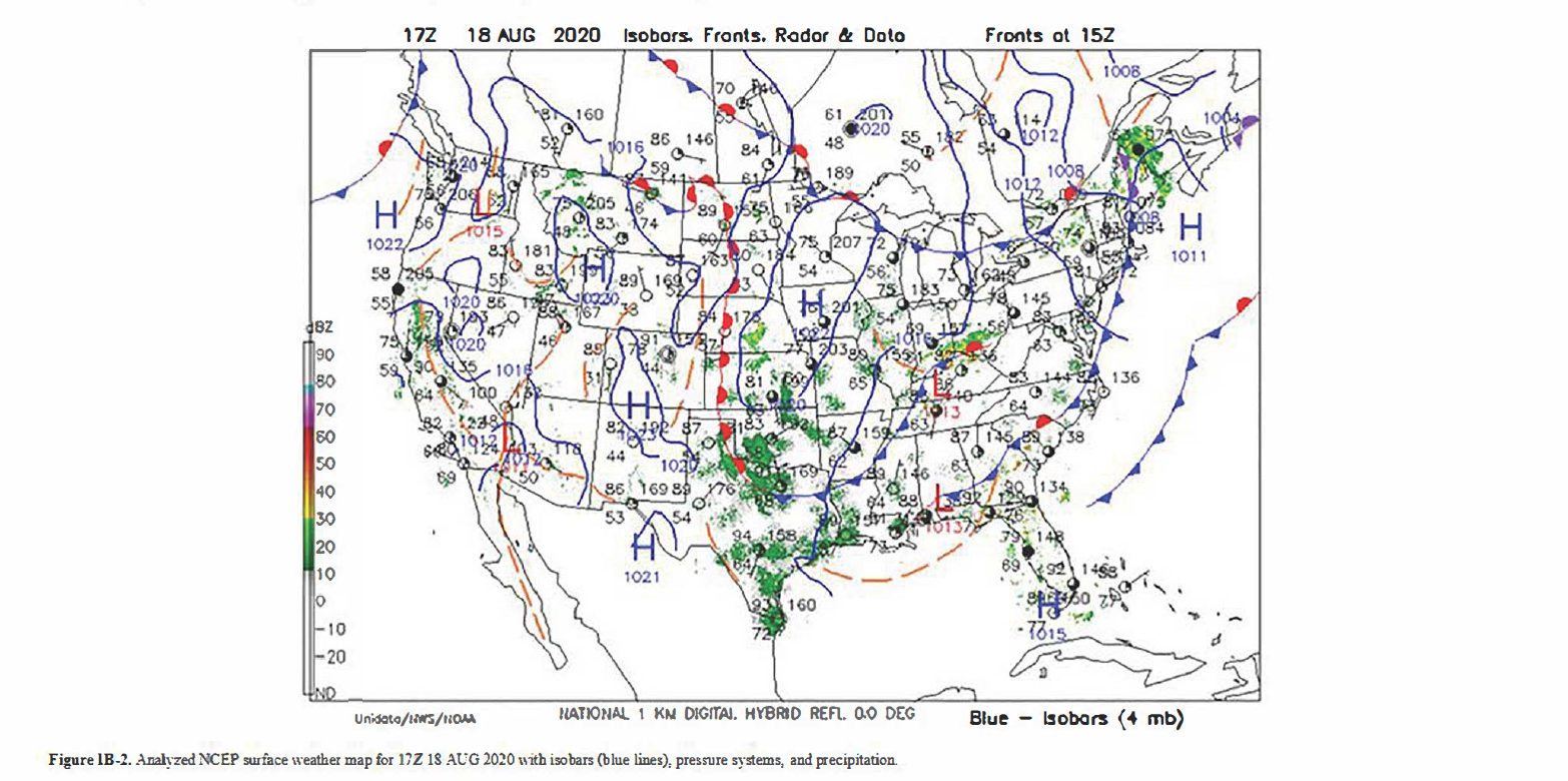 Solved Figure 1B-1 (Pressures), acquired from Weather | Chegg.com