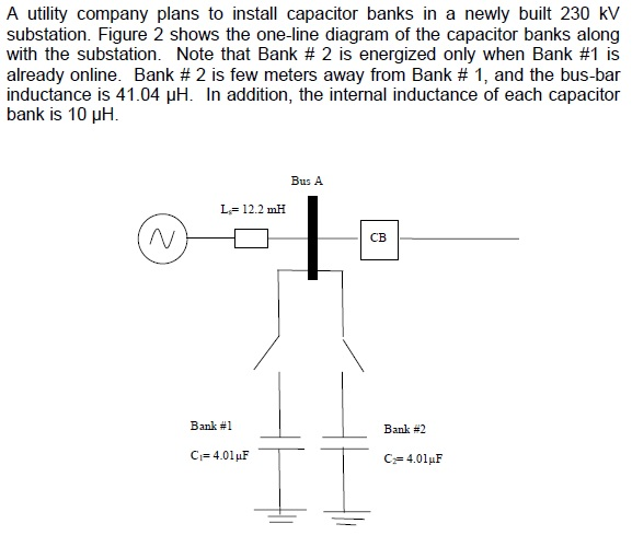 Solved A utility company plans to install capacitor banks in | Chegg.com