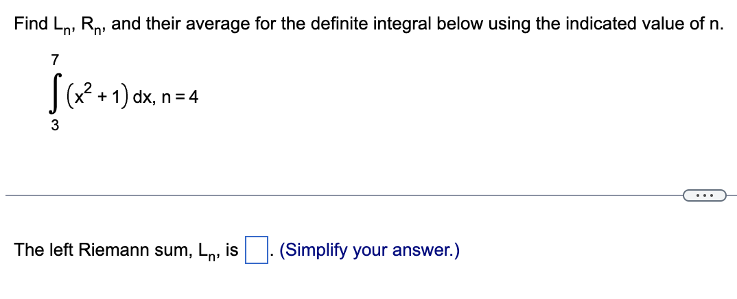 Solved B.) THE RIGHT RIEMANN SUM, Rn' IS____ C.) THE | Chegg.com