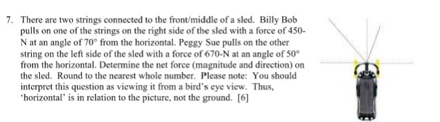 Solved 7. There are two strings connected to the | Chegg.com