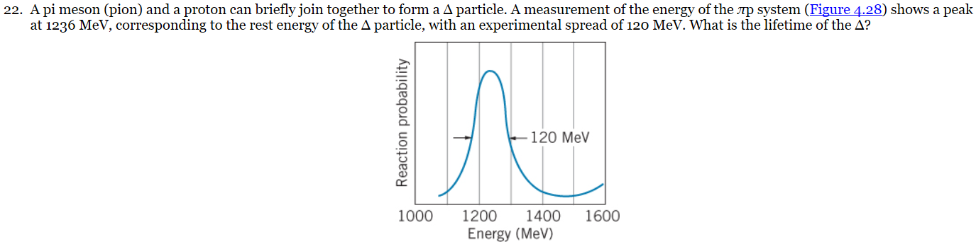 Solved 22. A pi meson (pion) and a proton can briefly join | Chegg.com