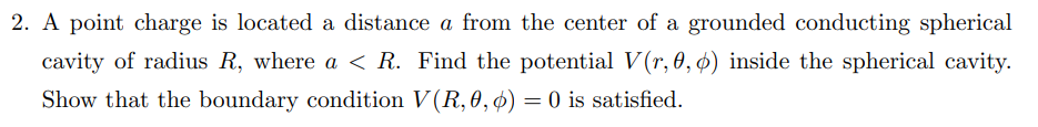Solved Find the capacitance of two spheres d apart with | Chegg.com