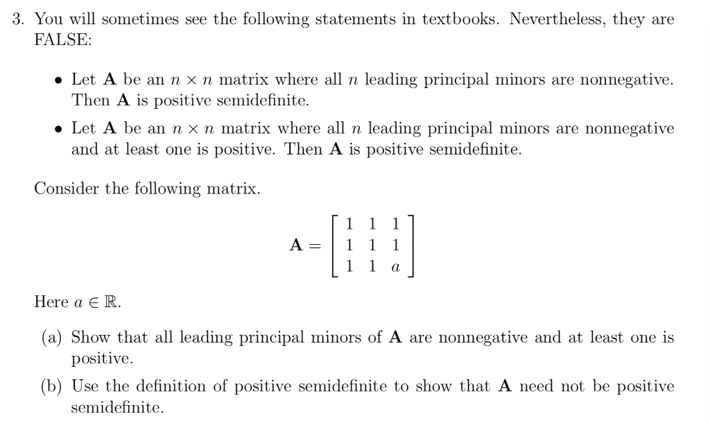Solved 3. You will sometimes see the following statements in | Chegg.com