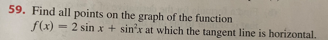 Solved 59. Find all points on the graph of the function | Chegg.com