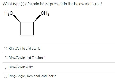 Solved What type(s) of strain is/are present in the below | Chegg.com