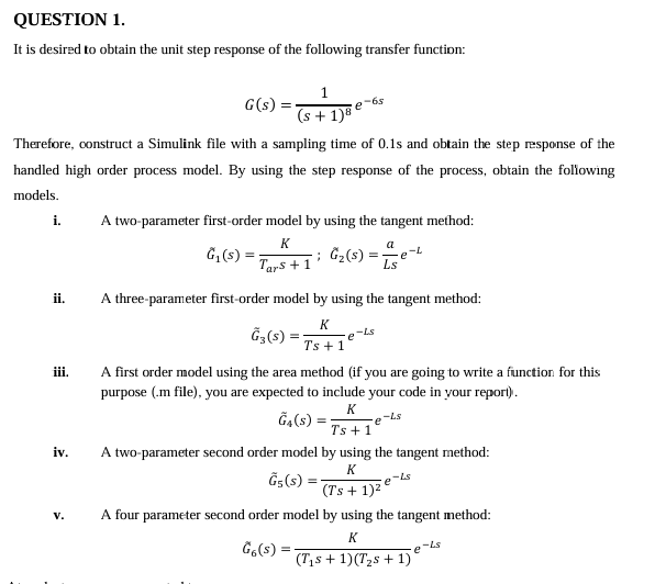 Solved by an EXPERT QUESTION 1.It is ﻿desired to ﻿obtain the unit step | Chegg.com