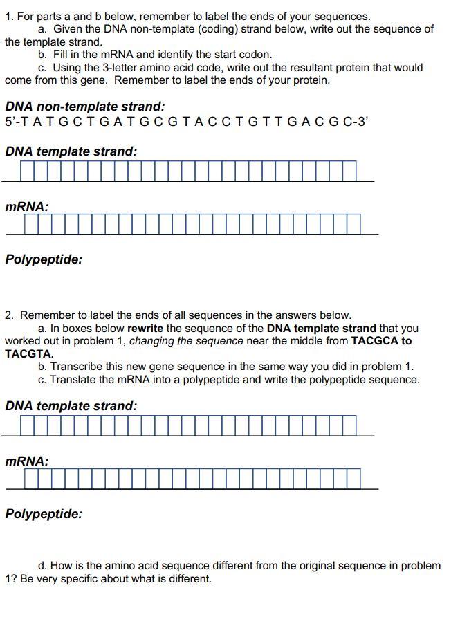 Solved 1. For parts a and b below, remember to label the | Chegg.com