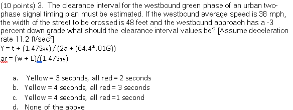 Solved (10 points) 3. The clearance interval for the | Chegg.com