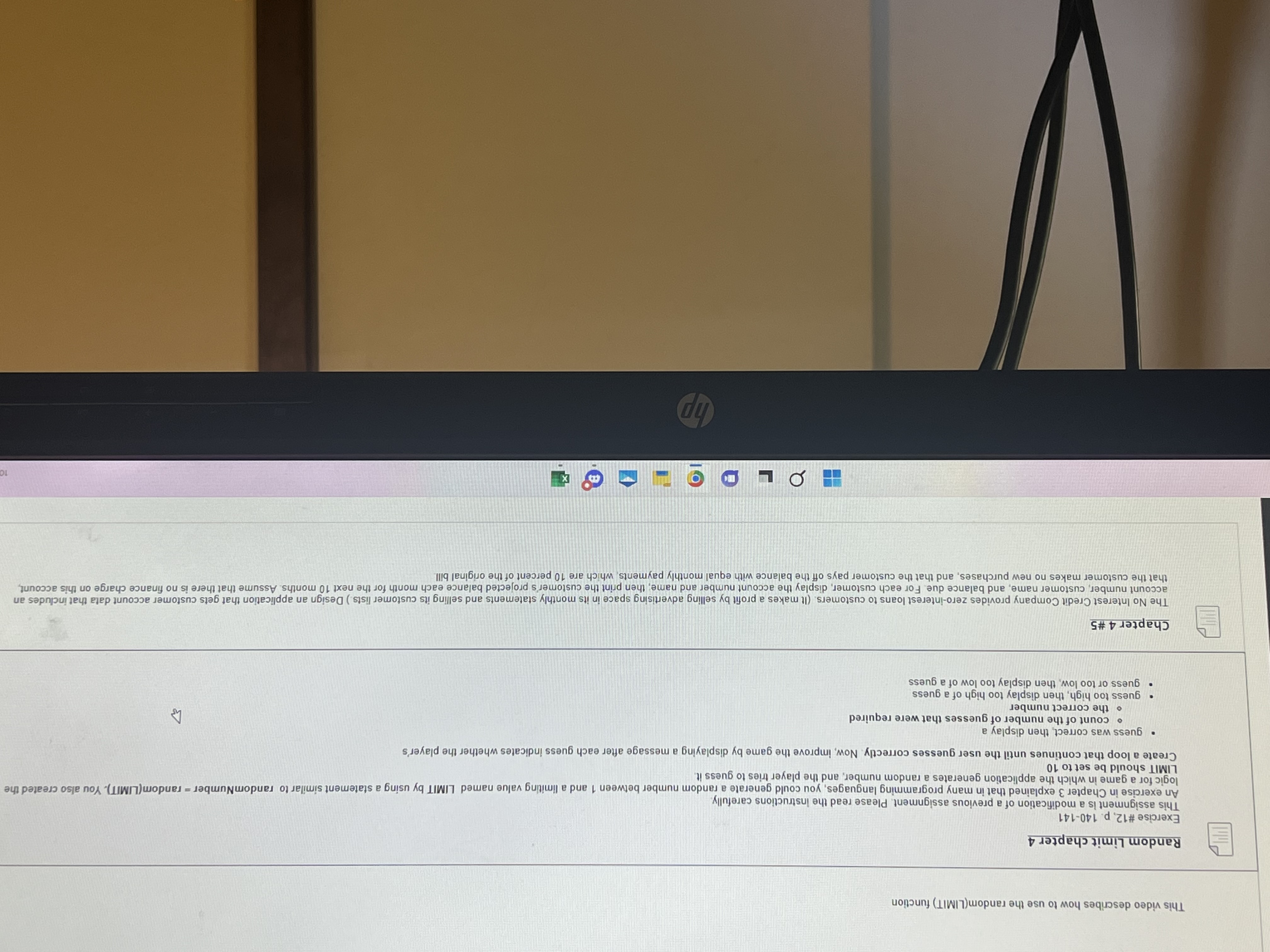 Solved Question 1: An exercise in Chapter 3 explained that | Chegg.com