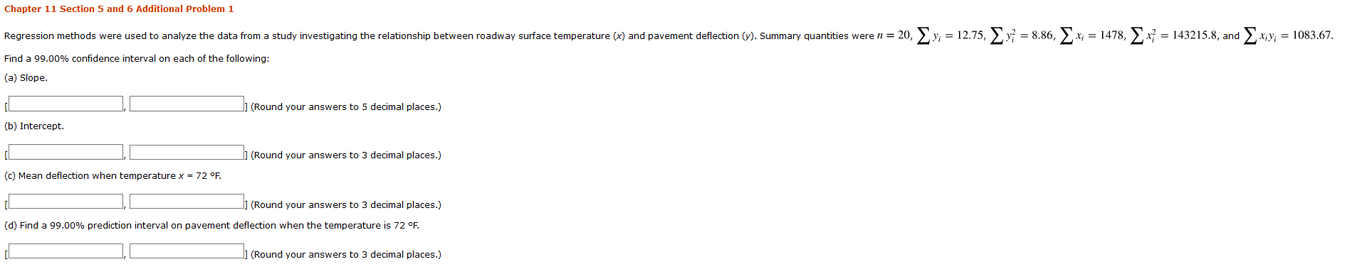 Solved Chapter 11 Section 5 and 6 Additional Problem 1 | Chegg.com