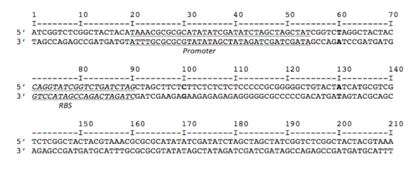 Solved 1. The following is the partial DNA sequence of Gene | Chegg.com