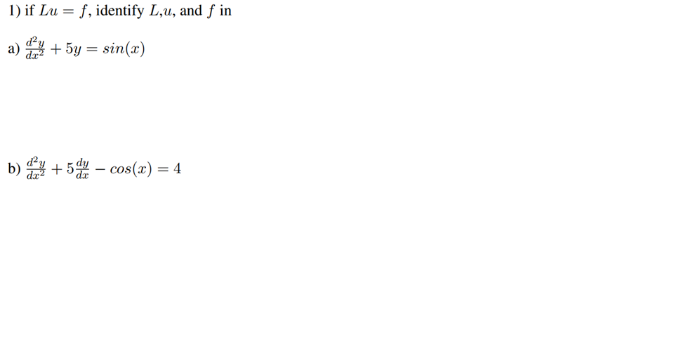 Solved Today I Learned First Order Ode Linear Operators