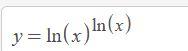 Solved y=ln(x)ln(x) | Chegg.com