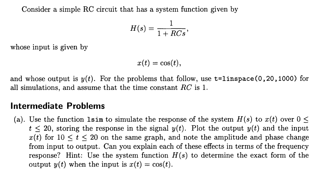 Solved Part E And F Thanks Using Matlab Signals And 