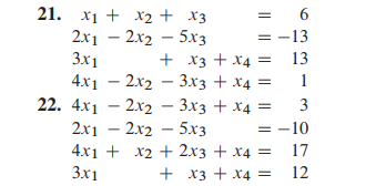 Solved The linear systems in Problems 1−10 are in echelon | Chegg.com