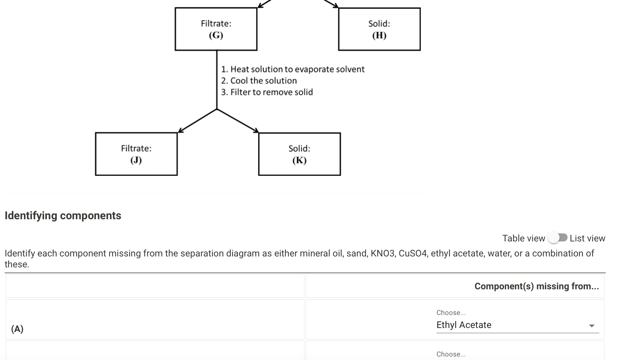 Solved 3. Using the procedure, complete the following | Chegg.com