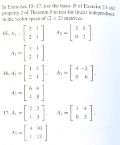 Solved B={E11,E12,E21,E22}11. Let V be the vector space of | Chegg.com