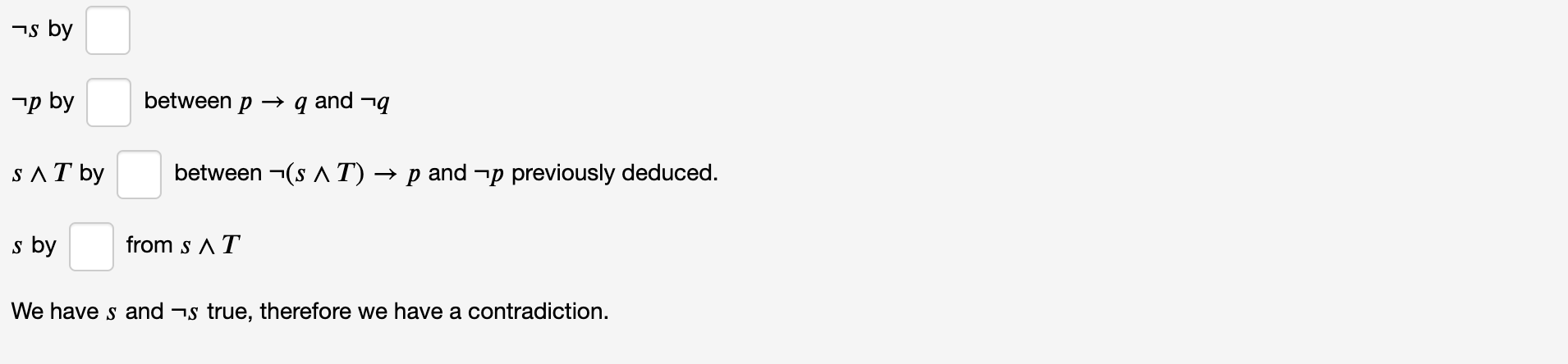 Solved а c d e (1 point) For the following proof by | Chegg.com