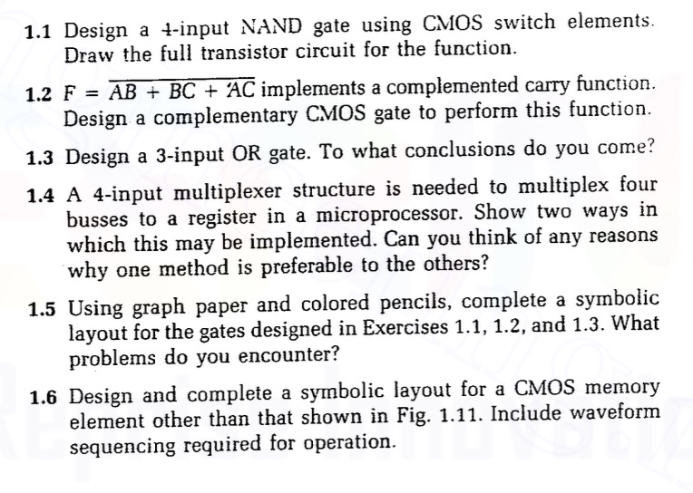 Solved PLEASE SOLVE ONLY 1.1, 1.3, ADN 1.5 AND I WILL GIVE | Chegg.com