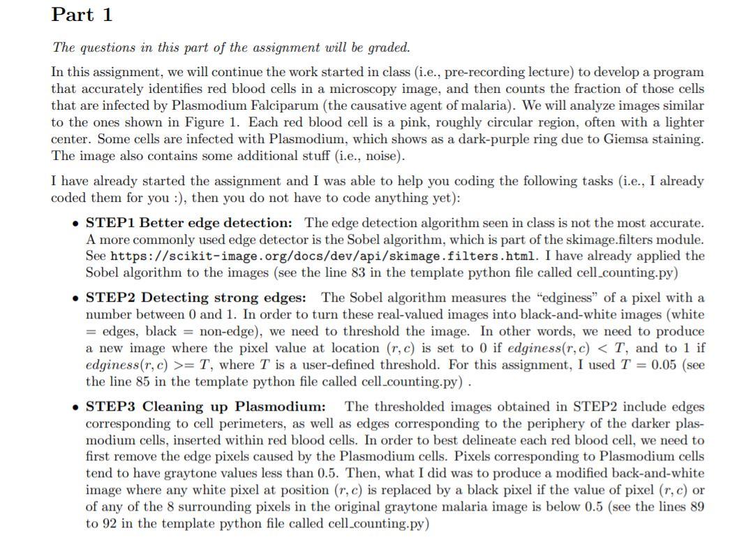 Solved Part 1 The questions in this part of the assignment | Chegg.com