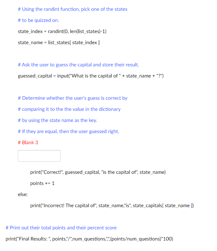 Solved From Random Import Randint Def Main Use A 