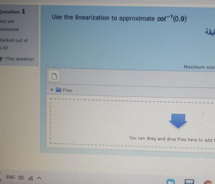 Solved Question 1 Use the linearization to approximate | Chegg.com