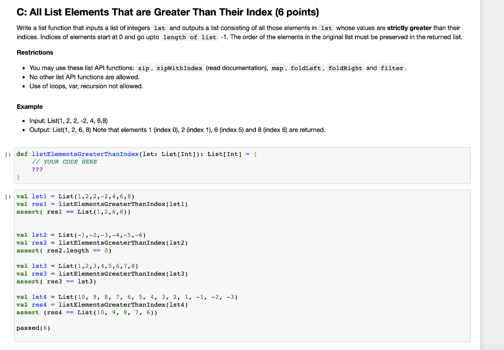 solved-c-all-list-elements-that-are-greater-than-their-chegg