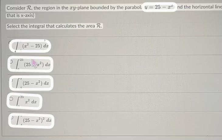 Solved Consider R, the region in the xy-plane bounded by the | Chegg.com