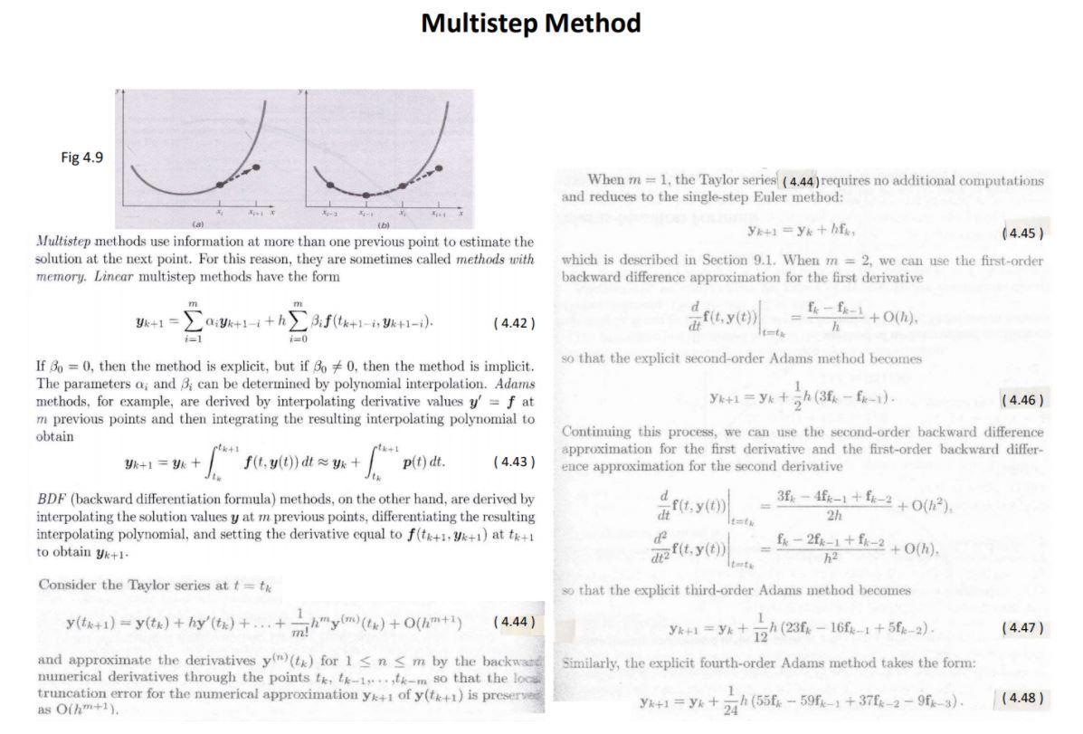 Solved On the 'Multistep Method' lecture slide P. 133, | Chegg.com