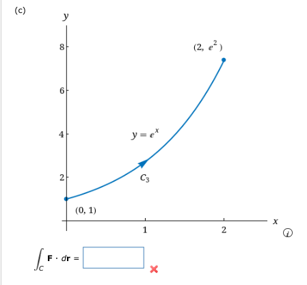 Solved (c) ∫CF⋅dr=Evaluate ∫CF⋅dr along each path. (Hint: If | Chegg.com